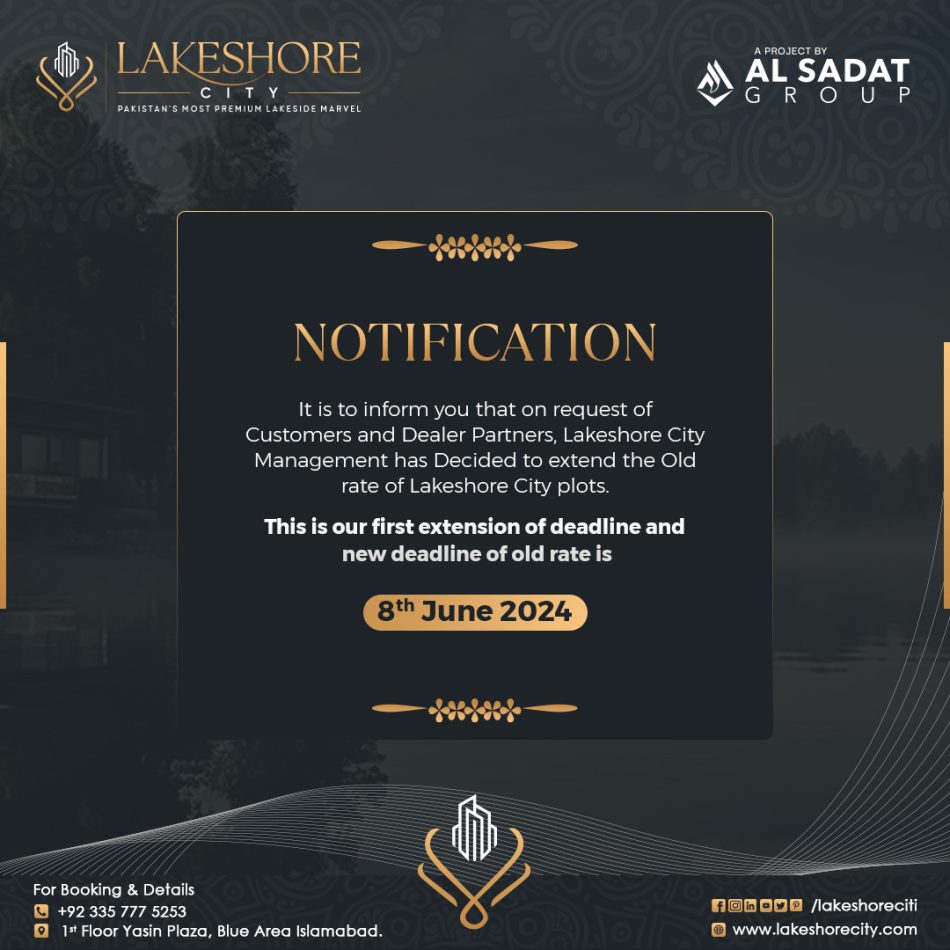 Lakeshore City: Pakistan's Most Premium Lakeside Marvel