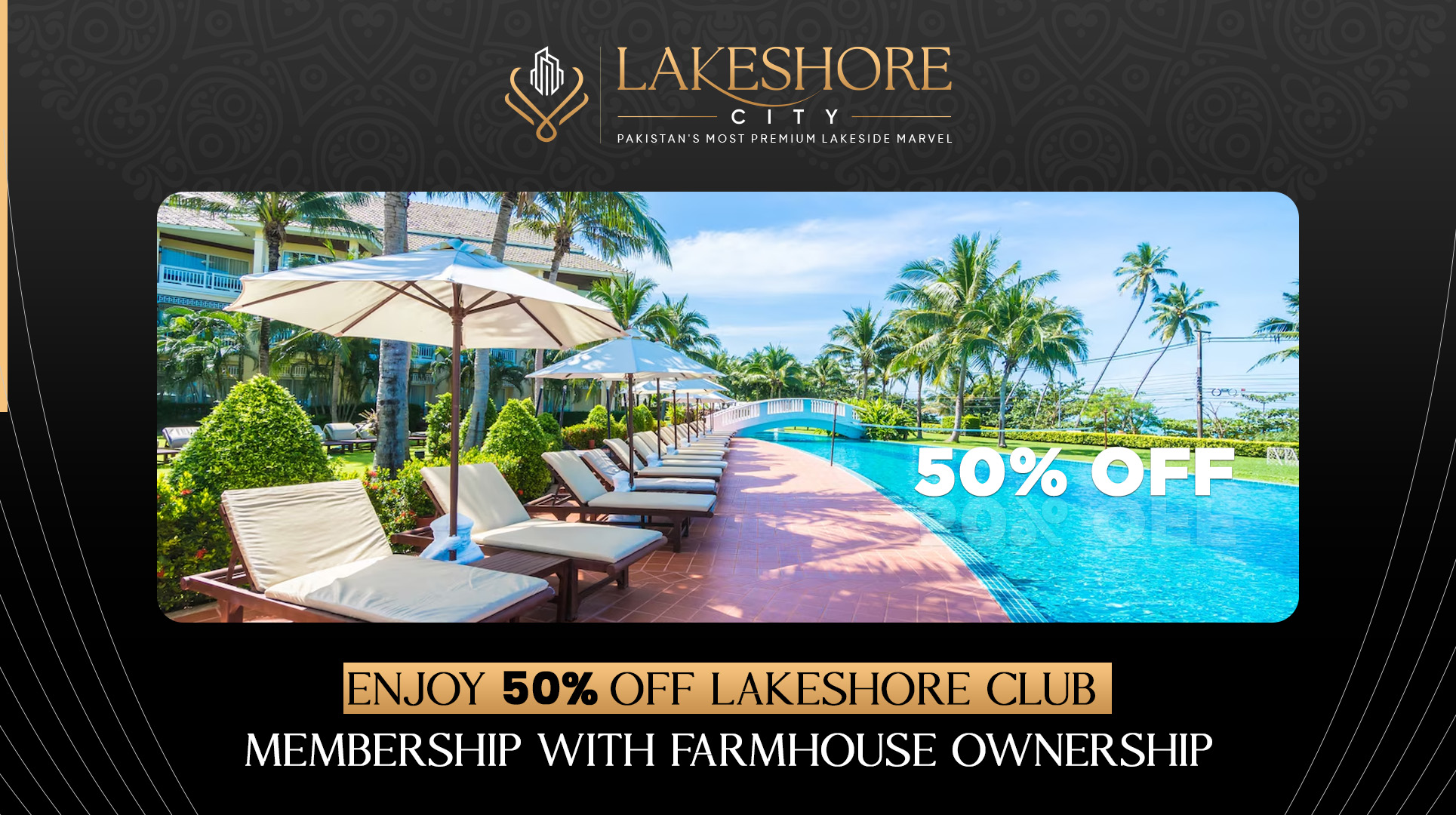 50% Off Club Membership with Farmhouse Ownership